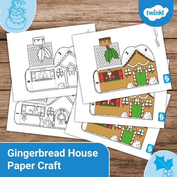 3d Gingerbread House - Etsy