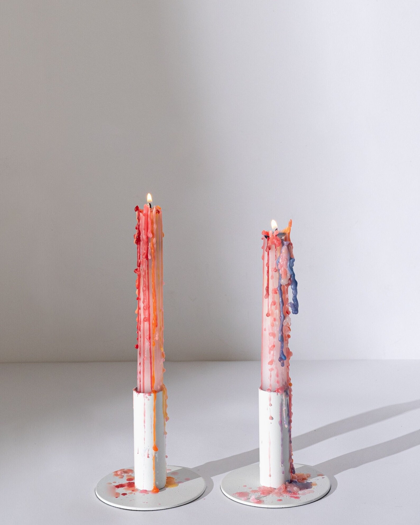 Colour Drip Candles - Etsy Australia