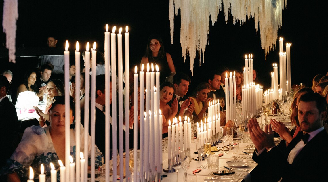 XXL Wedding Tall Candles | WHITE - 100cm (single), 90cm (single), 76cm ...