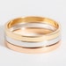 Simple Classic Promise Ring, 14K 18K Solid Gold, Thin Thumb Ring, Men's ...