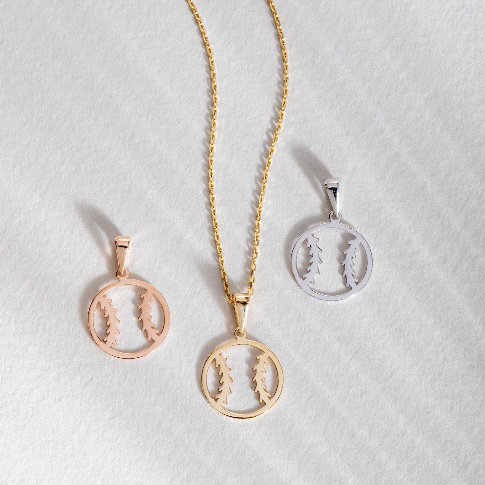 Baseball Necklace - White Gold, Rose Gold - Baseball Jewelry, Sports ...