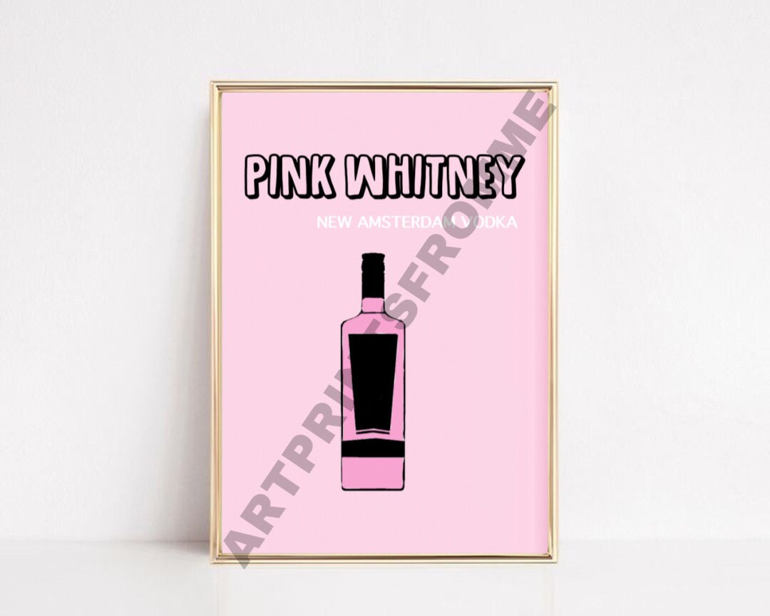 Pink Whitney Art Print - Etsy