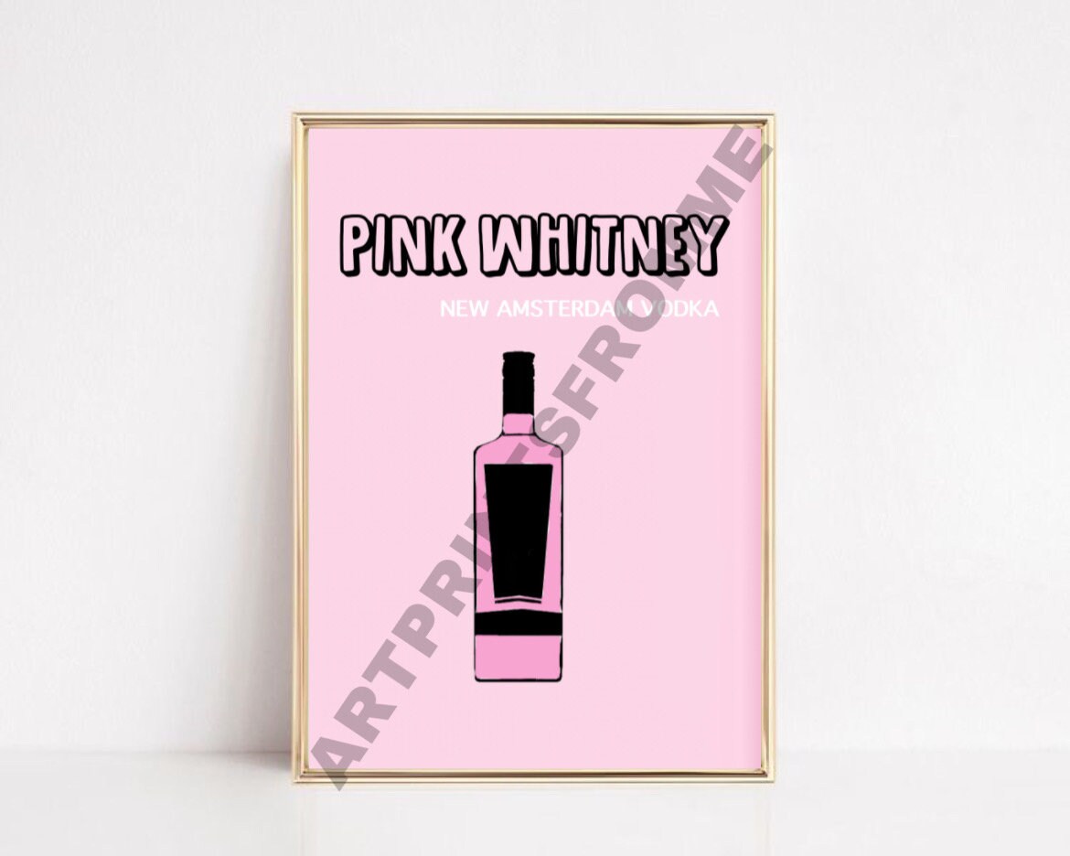 Pink Whitney Art Print - Etsy