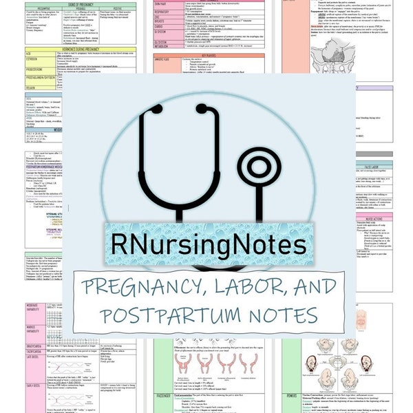 Nursing Notes - Etsy