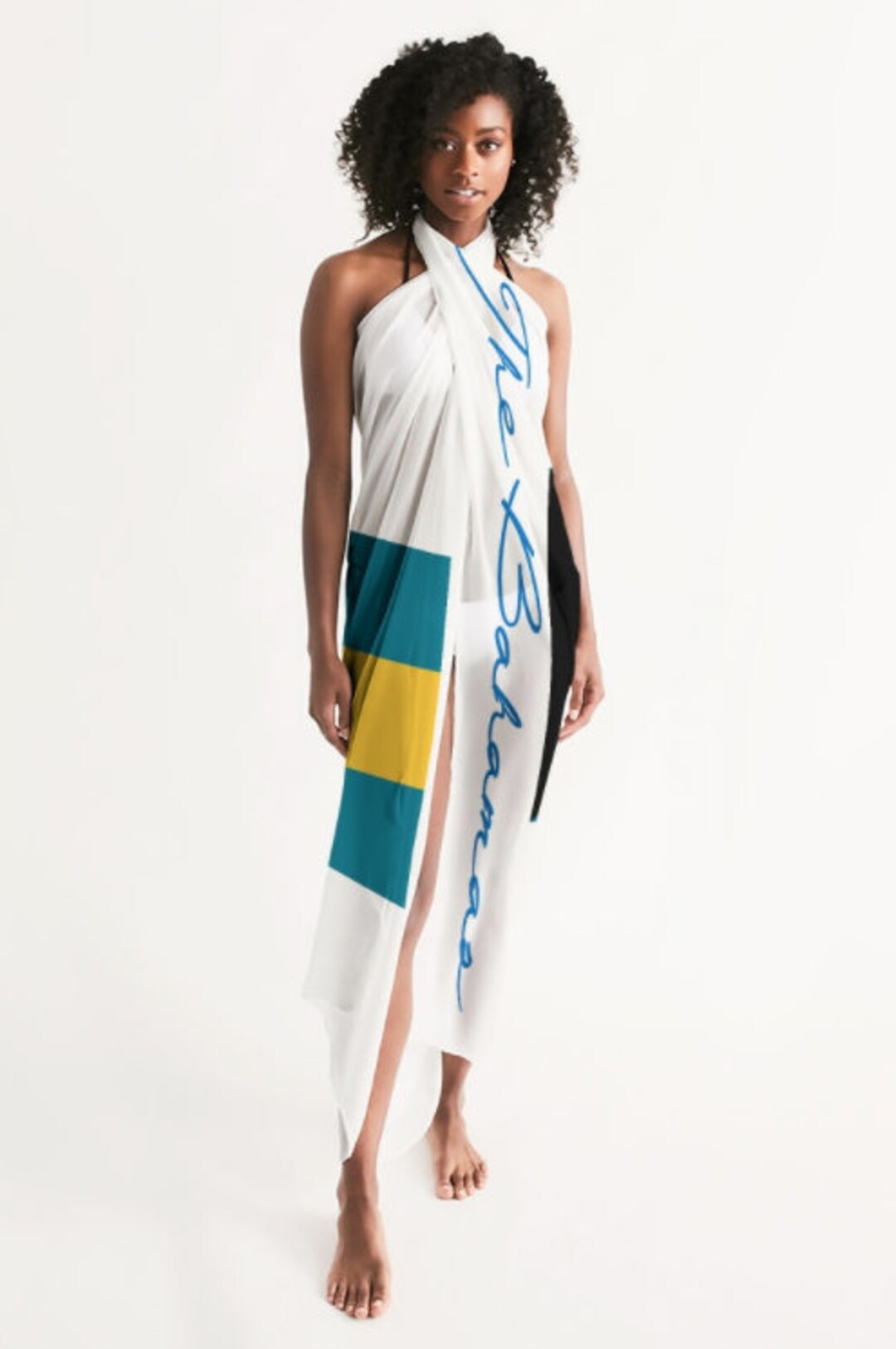 The Bahamas Cute Beach Sarong Full Flag is on the Back - Etsy