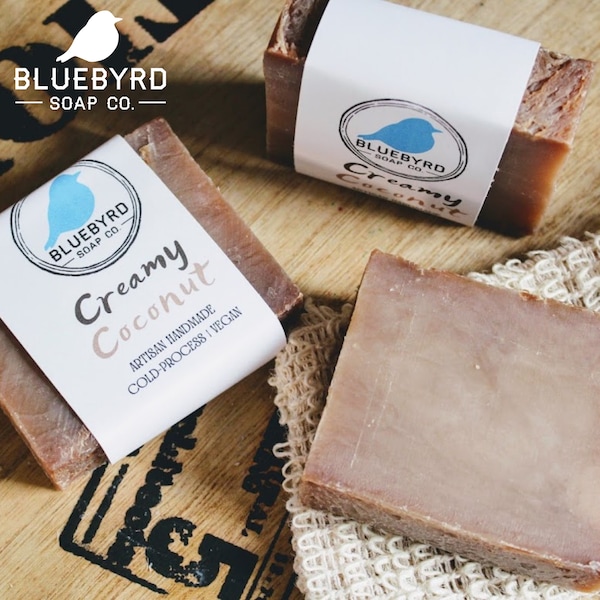 Coconut Handmade Soap Bar - Etsy