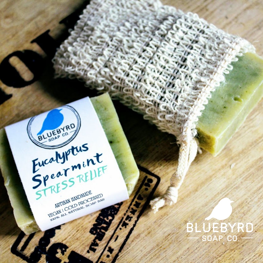 EUCALYPTUS SPEARMINT Stress Relief Bar Soaps - Stress Relief Gift ...