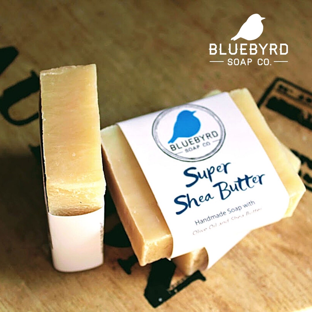 SHEA BUTTER SOAP Organic Shea Butter, Organic Soap, Olive Oil Soap, Raw Shea Butter, Creamy ...