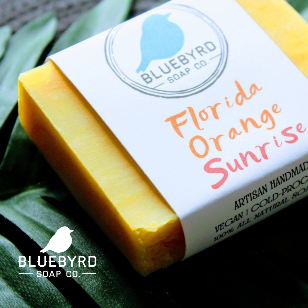 FLORIDA ORANGE SUNRISE Soap | Homemade Soap - All Natural Soap - Vegan ...