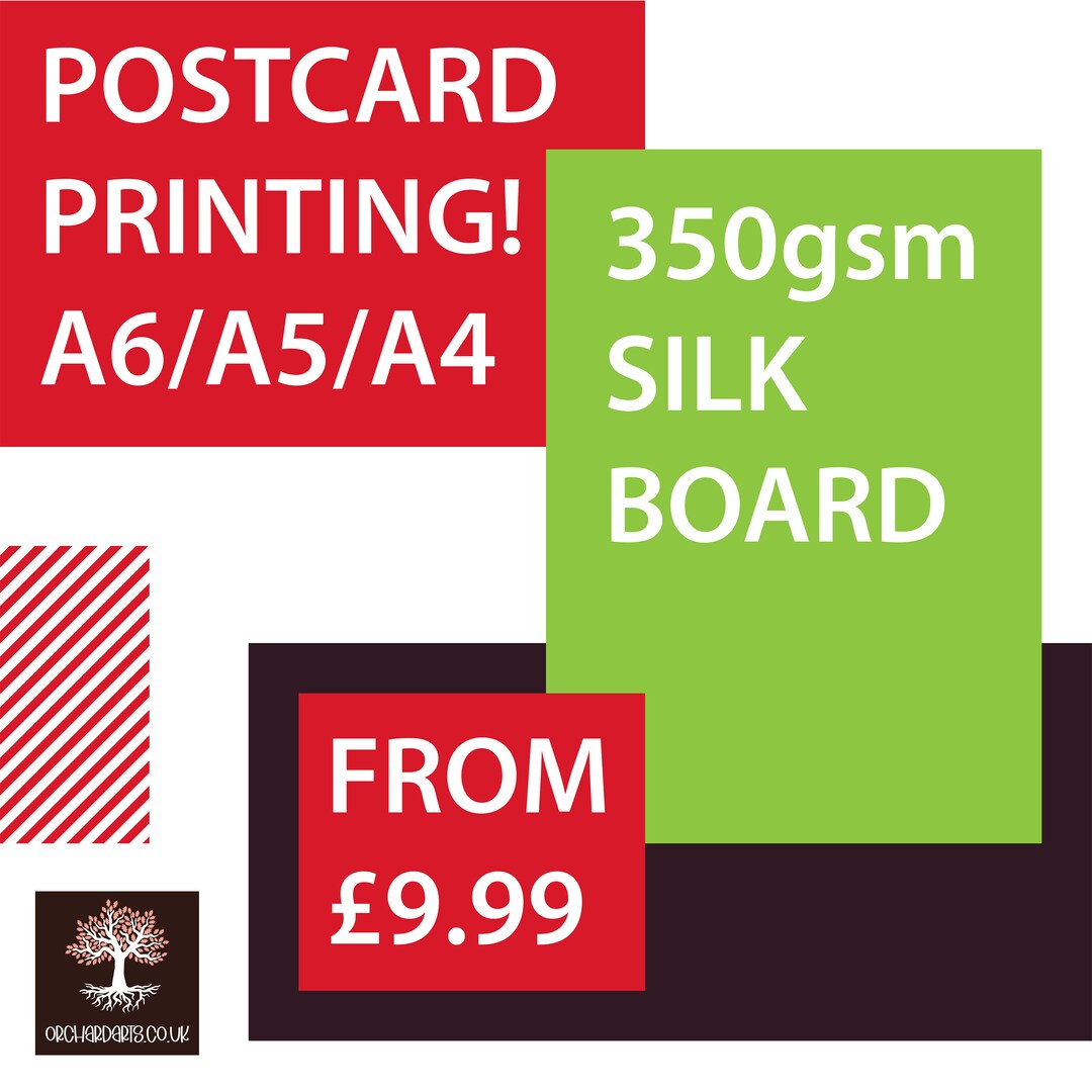 A6 Postcards, A6 Custom Postcards, Personalised Postcards, Business ...