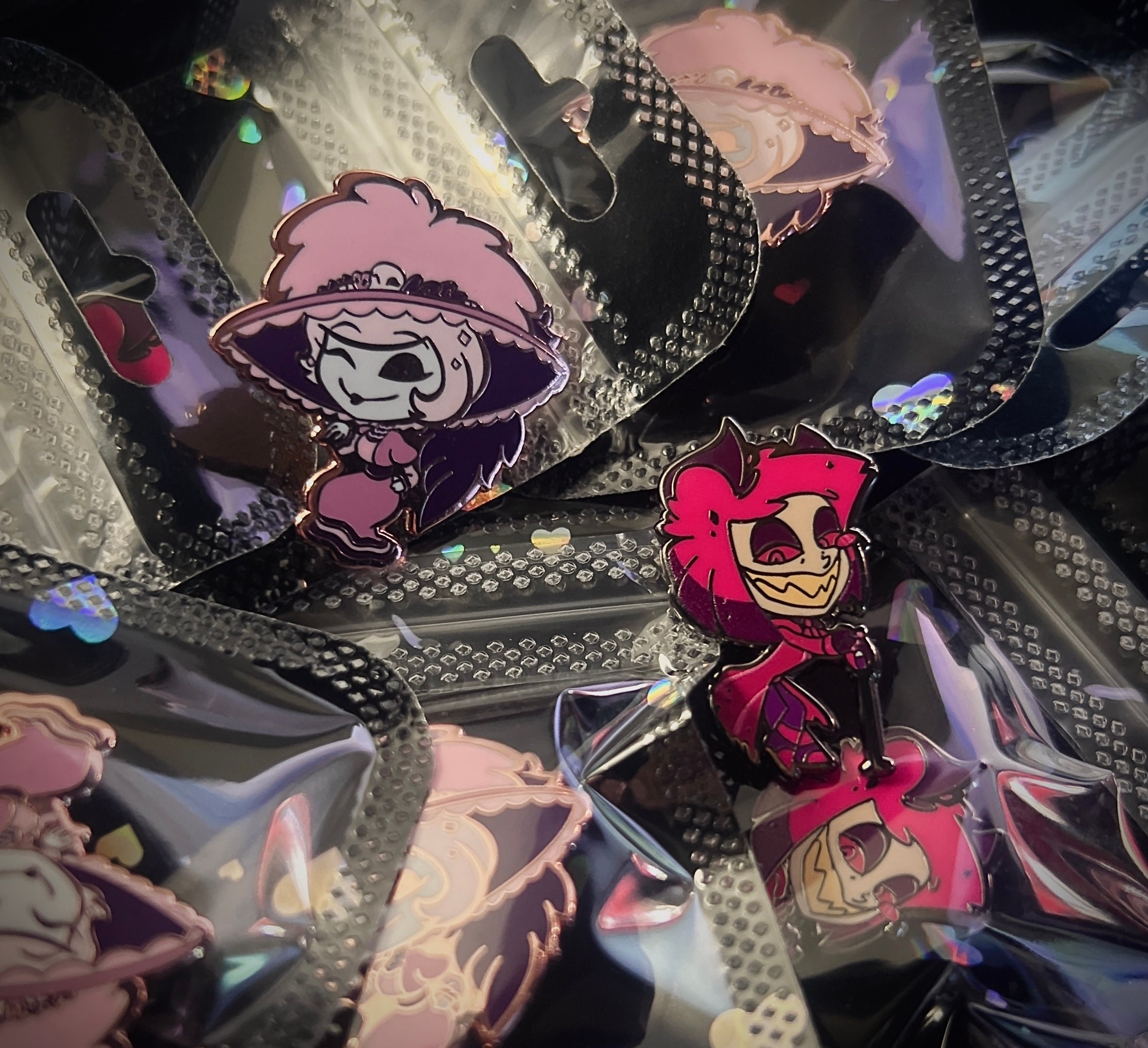 Hazbin Hotel Alastor & Rosie 1.25 " Hard Enamel Pins - Etsy