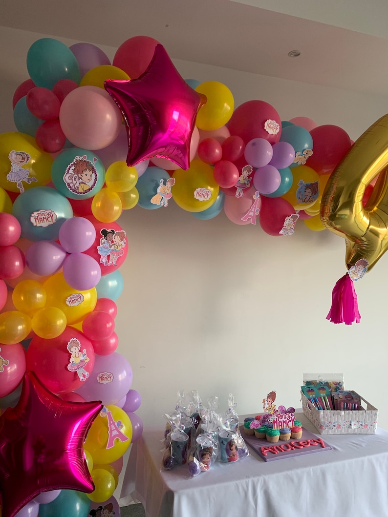 Fancy Nancy Balloon Garland Fancy Nancy Party Decorations - Etsy