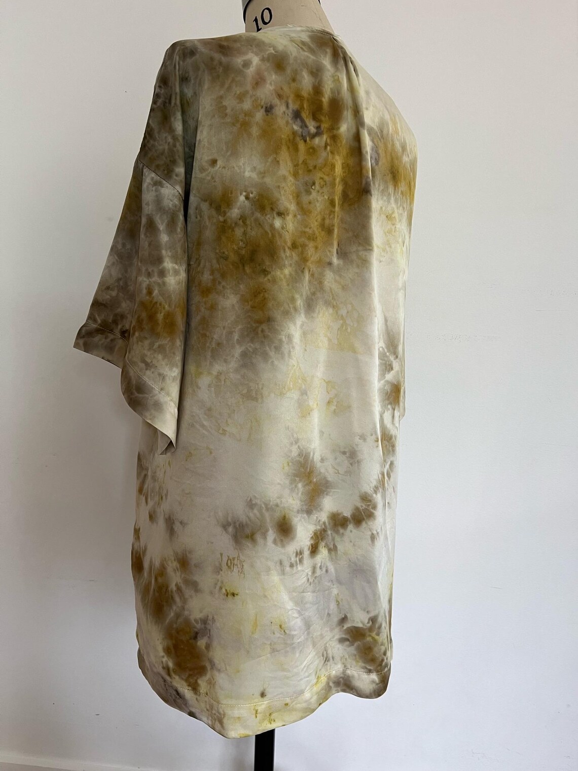 Plant Dyed Silk Duster Jacket - Algae - Etsy