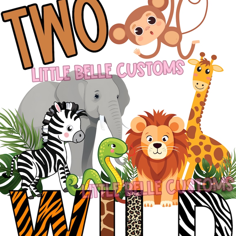 Two at the Zoo - Etsy