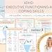 ADHD Iceberg and Infographic Handouts, Group Therapy, Teen Mental ...