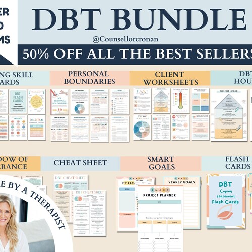 Trauma Therapy 50% off Bundle Anxiety Coping Skill Card - Etsy