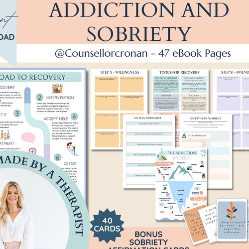 Addiction Recovery Group Therapy Workbook Sobriety Therapy - Etsy Canada