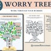 The Worry Tree Worksheets, Anxiety Relief, Cognitive Distortions ...