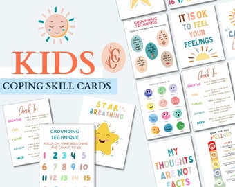 Kids Coping Cards - Etsy