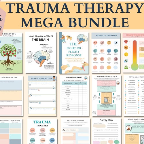 Anxiety Bundle Anxiety Worksheets Therapy Tools Therapy - Etsy UK