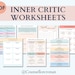 Inner Critic Workbook Self Help Self Healing Mental Health - Etsy