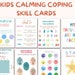 Kids Coping Skills Calm Cards Mindfulness Cards Grounding - Etsy