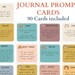 Journaling Prompt Cards Affirmation Cards Self Esteem | Etsy