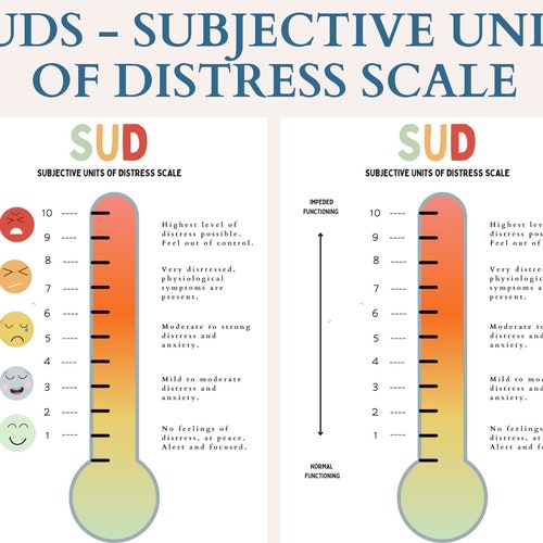 EMDR SUDS Scale for Kids Digital Download Printable - Etsy Israel
