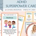 ADHD Superpower Strength Cards Executive Functioning ADHD - Etsy