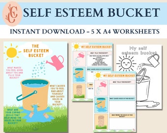 Mens Self Esteem Worksheets - Etsy