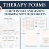 Editable Counseling Forms Bundle: Therapist Intake & Consent Templates ...