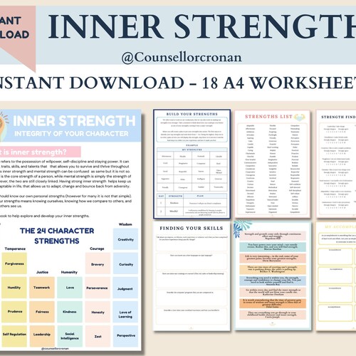 Teen Therapy Worksheets Teen Mental Health Depression - Etsy