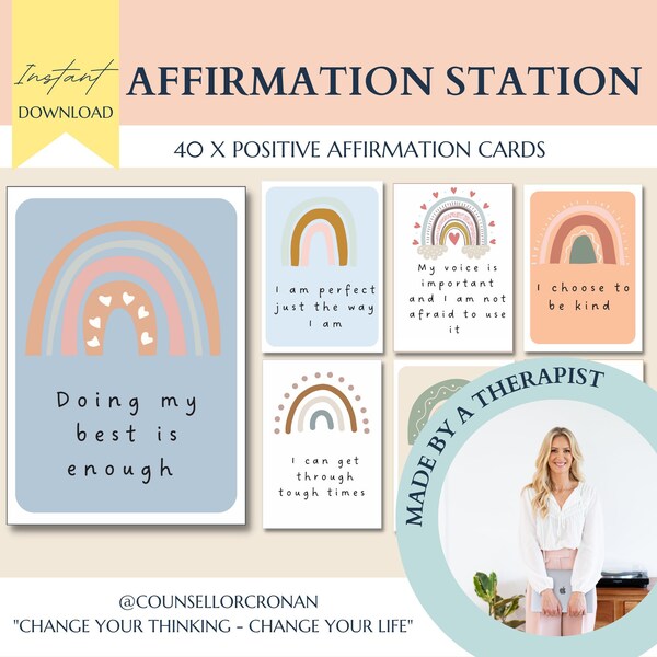 Affirmation Cards - Etsy