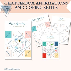 Social Emotional Learning Fortune Teller, Kids Feelings Chatterbox ...