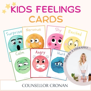 Emotion Flashcards Feelings, Calm Down Corner, Feelings Poster ...