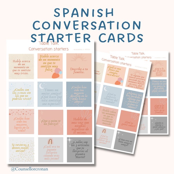 Conversation Cards to Print - Etsy