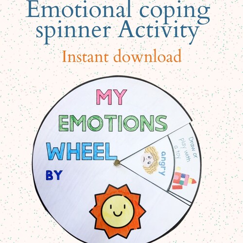 Emotional Regulation Zone Coping Skills for School Spinner - Etsy