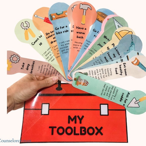 Coping Skills Tool Box Feelings Poster Calming Down Corner - Etsy