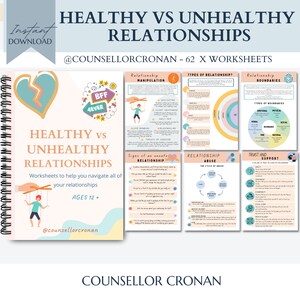 Teen Therapy Mega Worksheet Bundle, Therapy Workbook, Therapist Journal ...