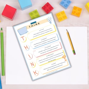 Think It or Say It Worksheets, Social Filter Activities, Social Skills ...