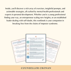 Imposter Personality Cycle Worksheets, Therapy Office Decor, Therapy ...