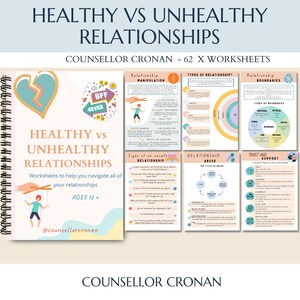 Teen Mental Health Mega Bundle, Therapy Worksheets, Healing Journey ...