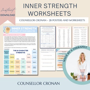 Self Worth Worksheet and Cards Bundle, Self Esteem, Confidence, Teen ...