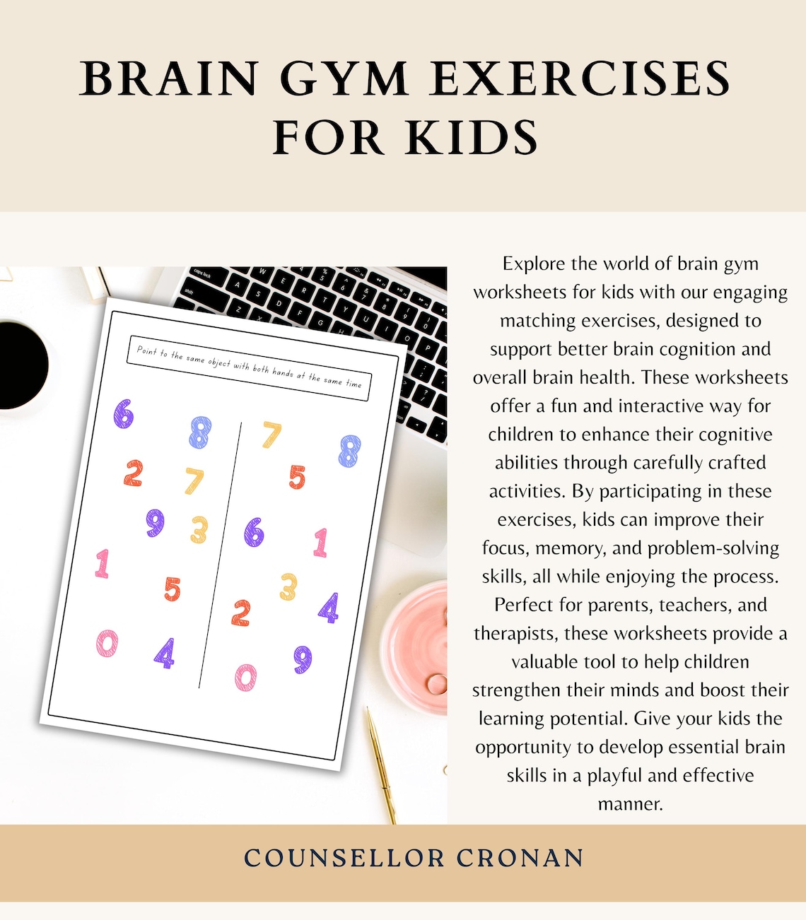 Mind Moves: A Brain Gym Exercise Workbook for Kids. Unlocking Mental ...