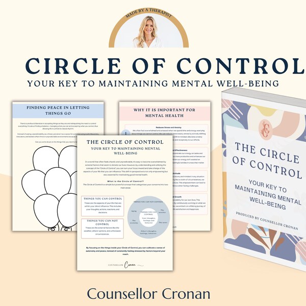Circle of Control Activity - Etsy