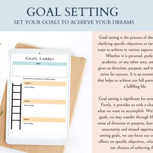 Goal Setting Worksheet, Goal Planner, Couples Therapy, Goal Tracker ...