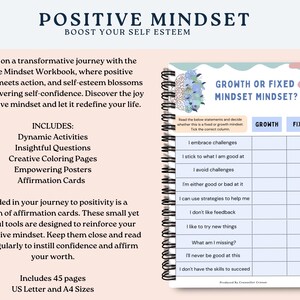 Grow Your Mind Worksheets, Therapy Resources, Social Emotional Learning ...