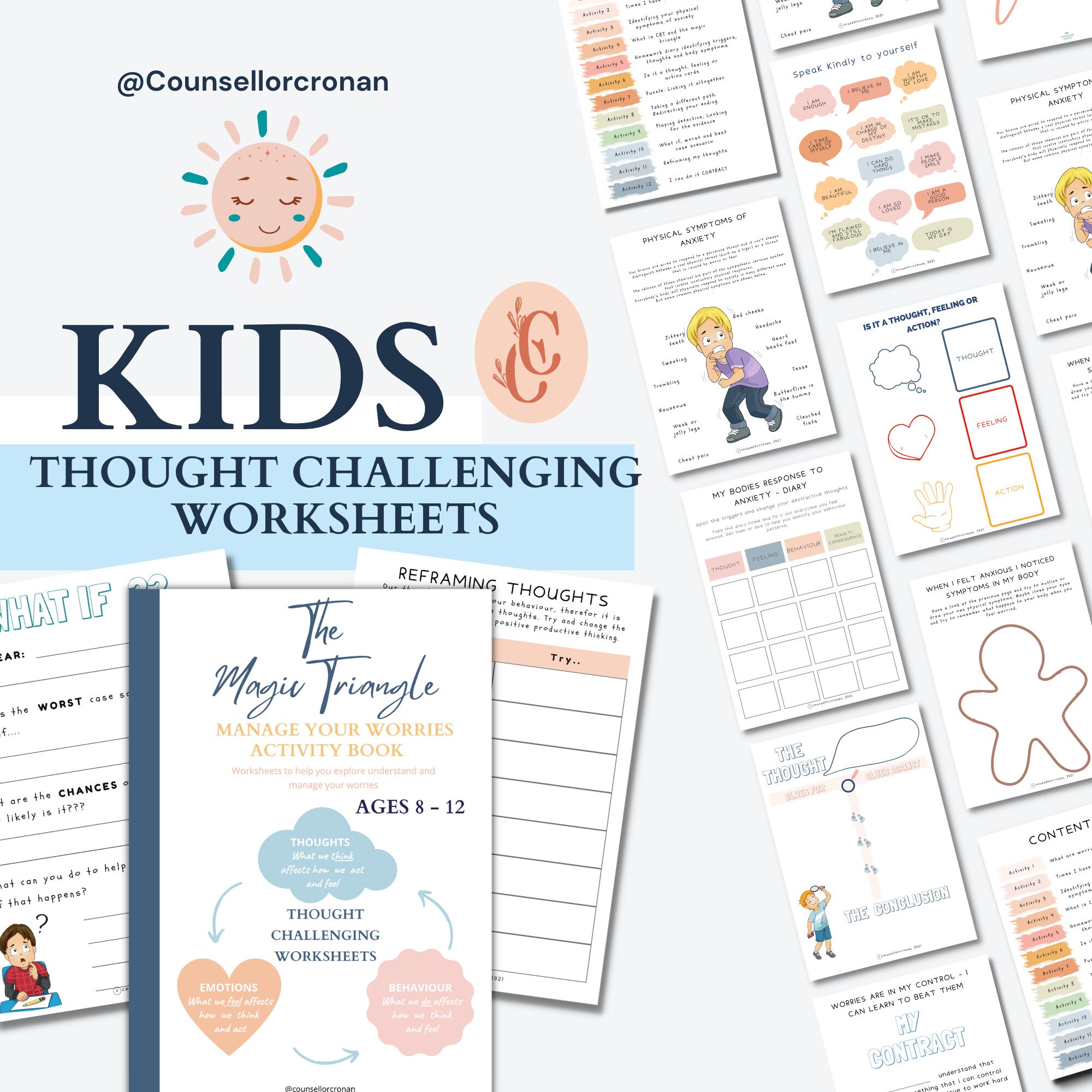 50% off Kids Anxiety Toolbox Bundle Therapy Bundle Calm Down - Etsy ...