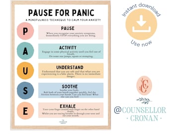 Circle of Control Poster, Therapy Office Decor, Therapist Wall Art, DBT ...