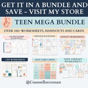 Teen Mental Health Workbook Social Emotional Learning - Etsy Australia